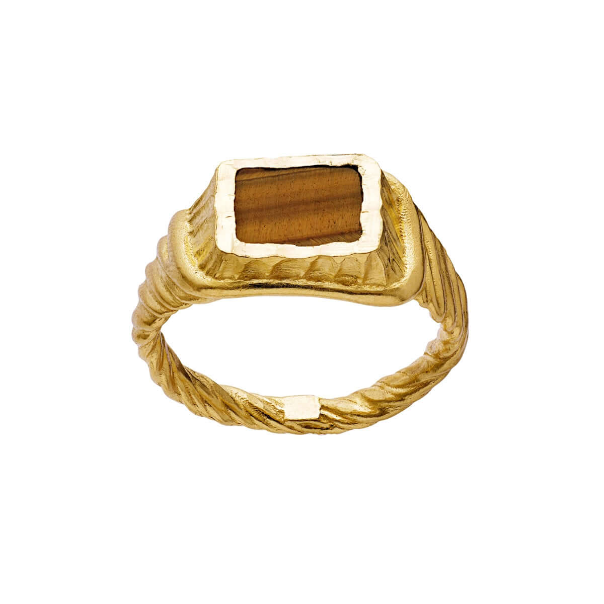 Kim ring sølv forgyldt | Smykke fra Dirks Jewellery